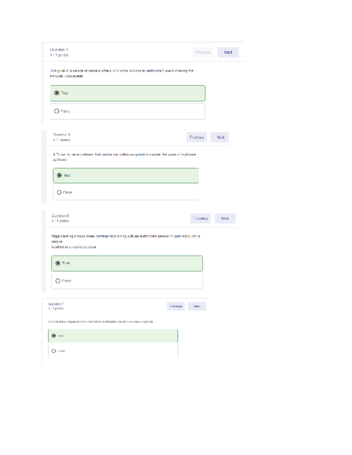 IAS2 chaper 7 quiz - BS Information Technology - Studocu