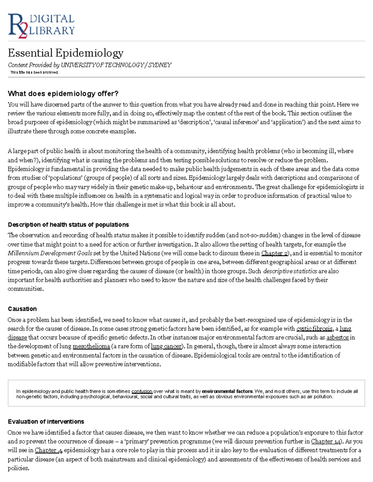 Essential Epide 3 miology R2 Digital Library - Essential Epidemiology ...