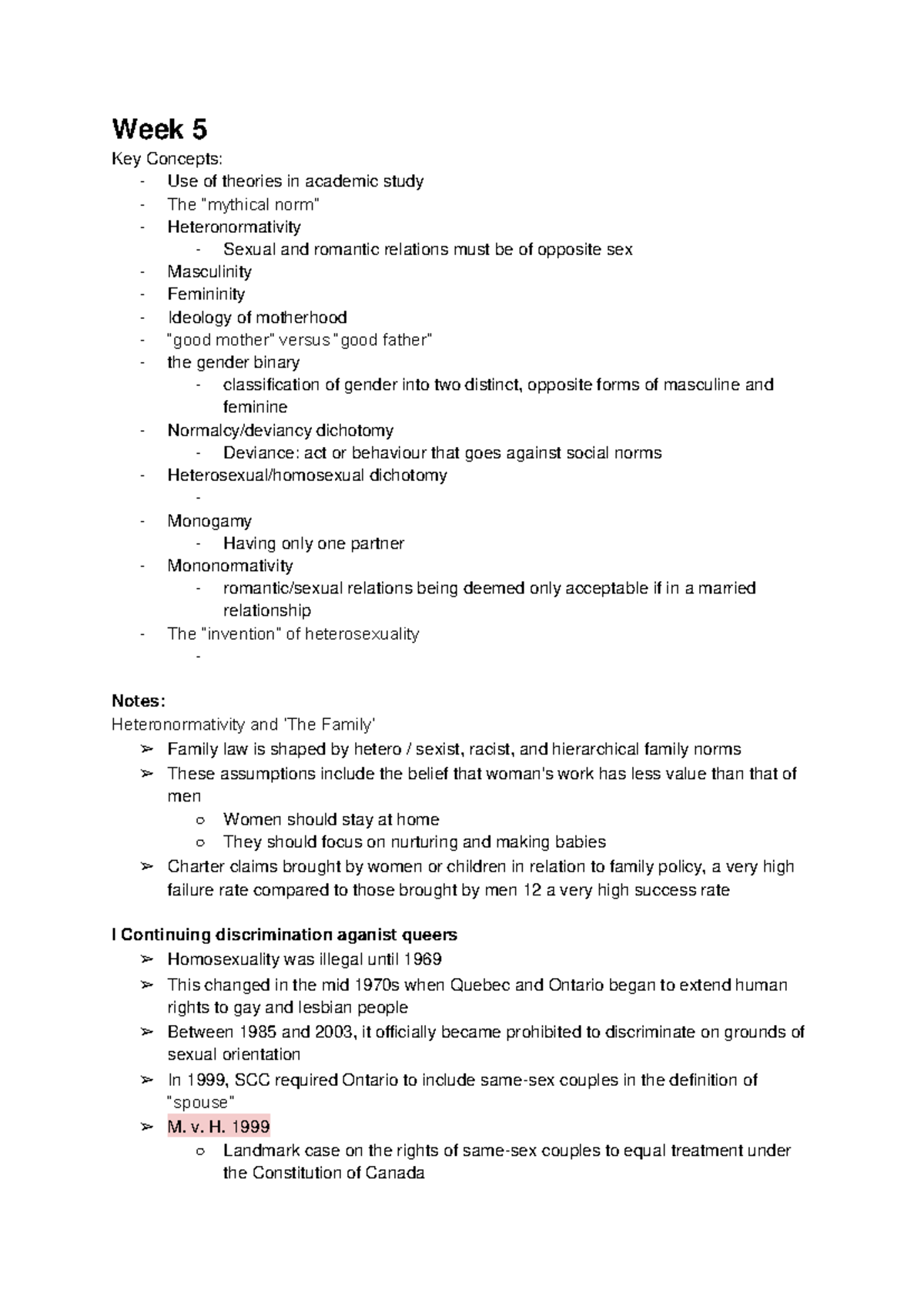 Week 5 - sosc 1350 week 5 lecture notes - Week 5 Key Concepts: - Use of ...