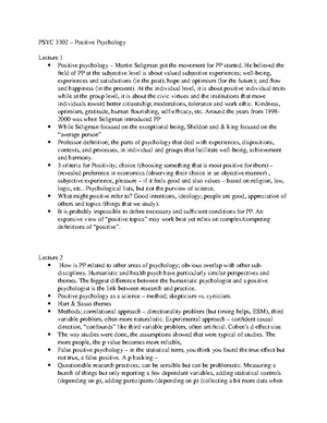 Project paper rubric f22 - Well-Being Project Paper Rubric Positive ...