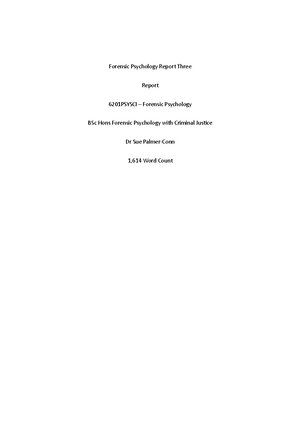 Introduction to Forensic Psychology - Forensic Psychology Introduction ...