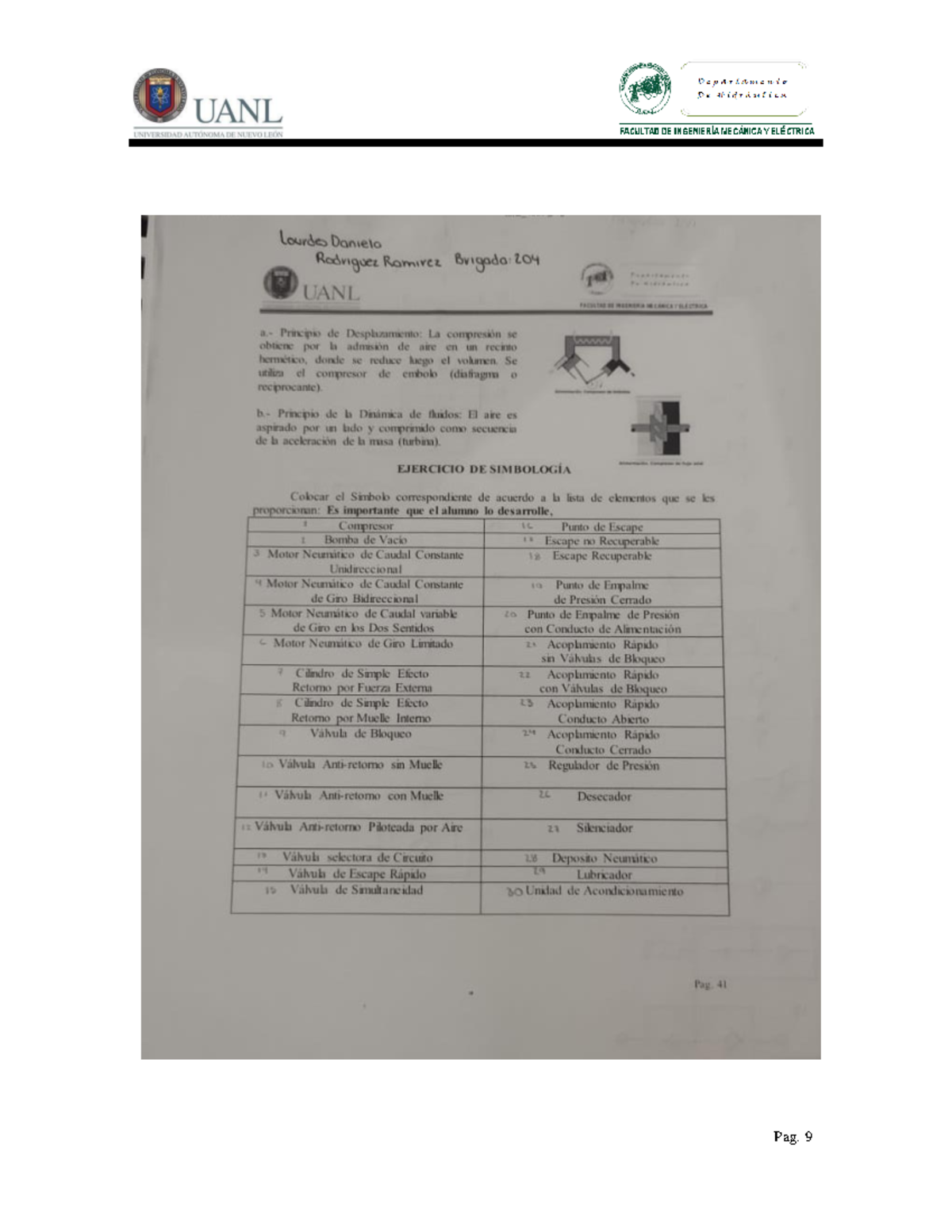 Practica 10 - Descripción del Circuito: El elemento 0 representa el ...