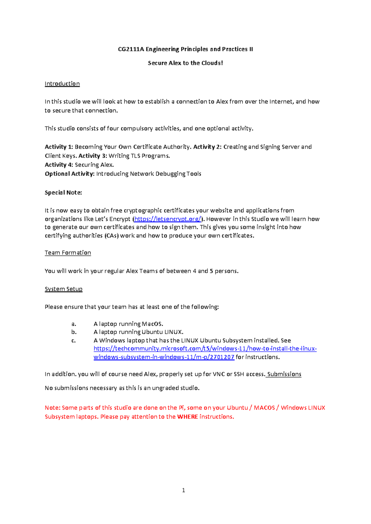 TLS Programming - CG2111A Engineering Principles and Practices II ...