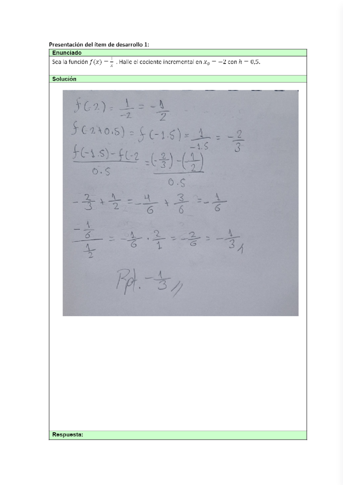 EF Esquema Parte 2 Desarrollo - Complementos de Matematica - Studocu