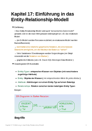 SQL-Cheat-Sheet 1 - SQl Cheat sheet für Einführung in Datenbanken - SQL ...
