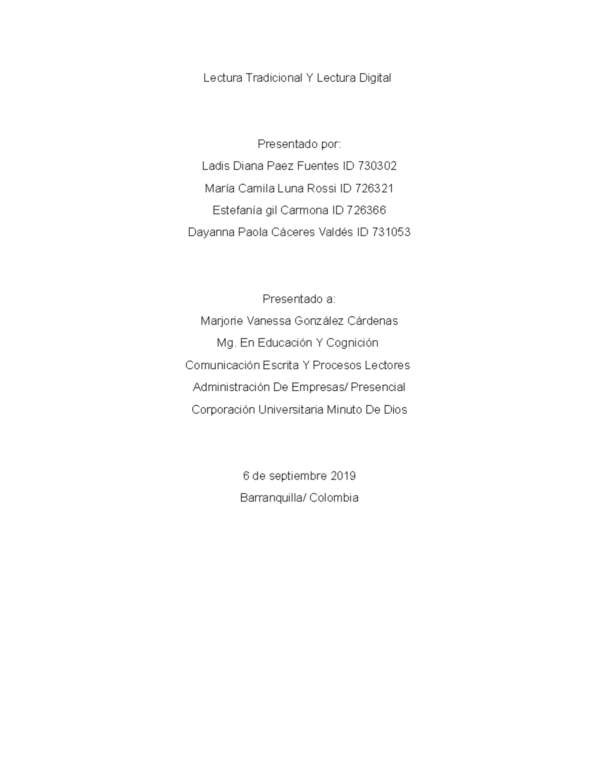 Cuadro Comparativo-2 - kjfj,jsxhudfghd - Lectura Tradicional Y Lectura ...