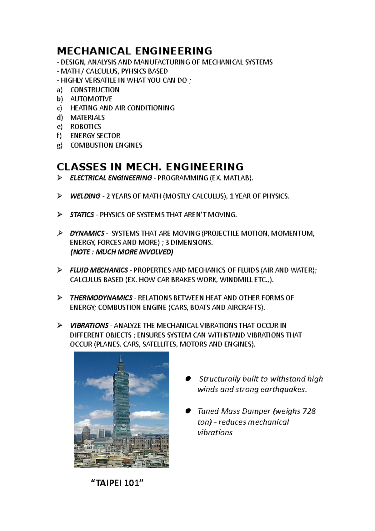 Mechanical Engineering - MECHANICAL ENGINEERING - DESIGN, ANALYSIS AND ...