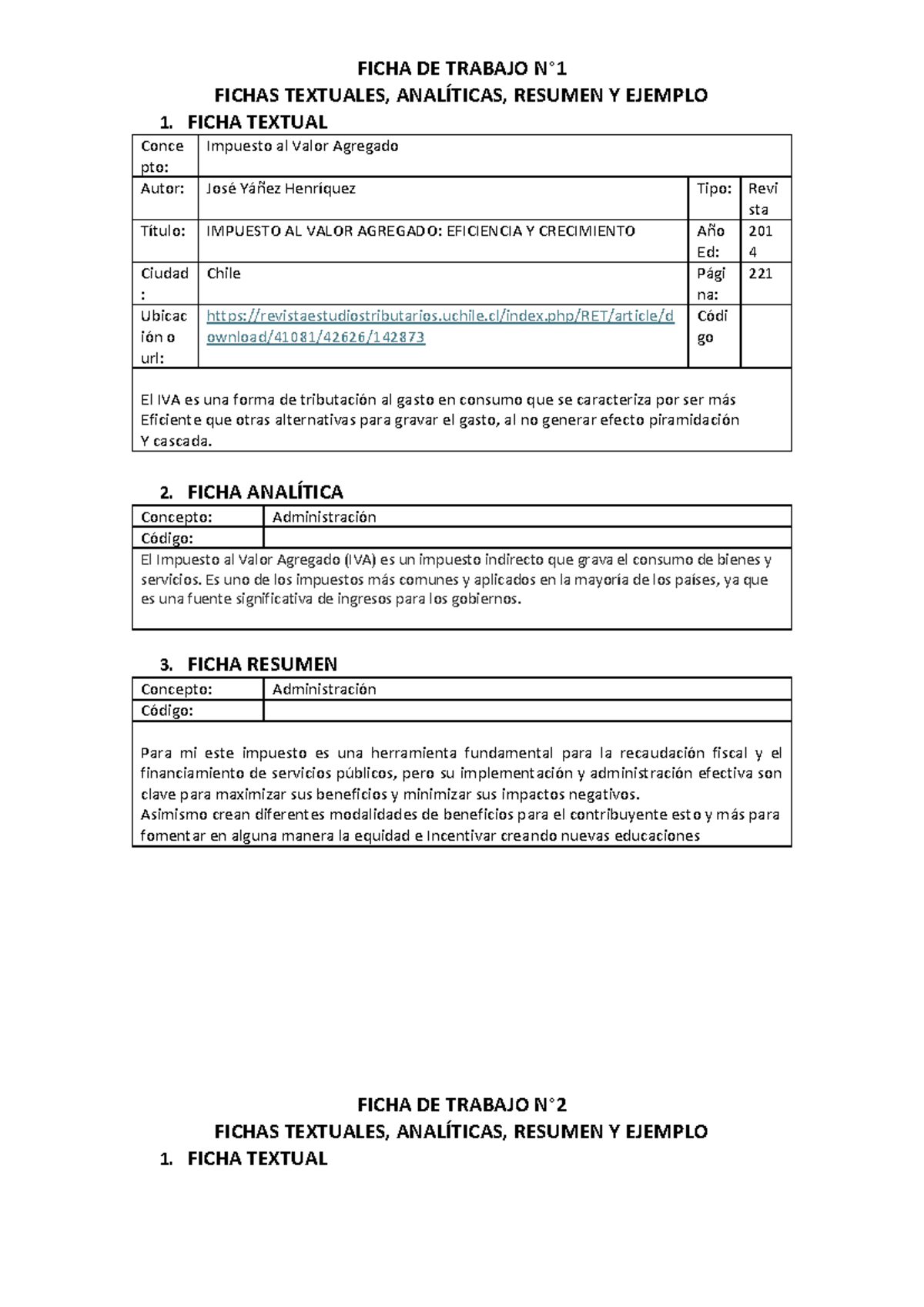 'Fichas textuales 1, 2,3, Cruz Ayaviri Roly Adnan' - FICHA DE TRABAJO N ...