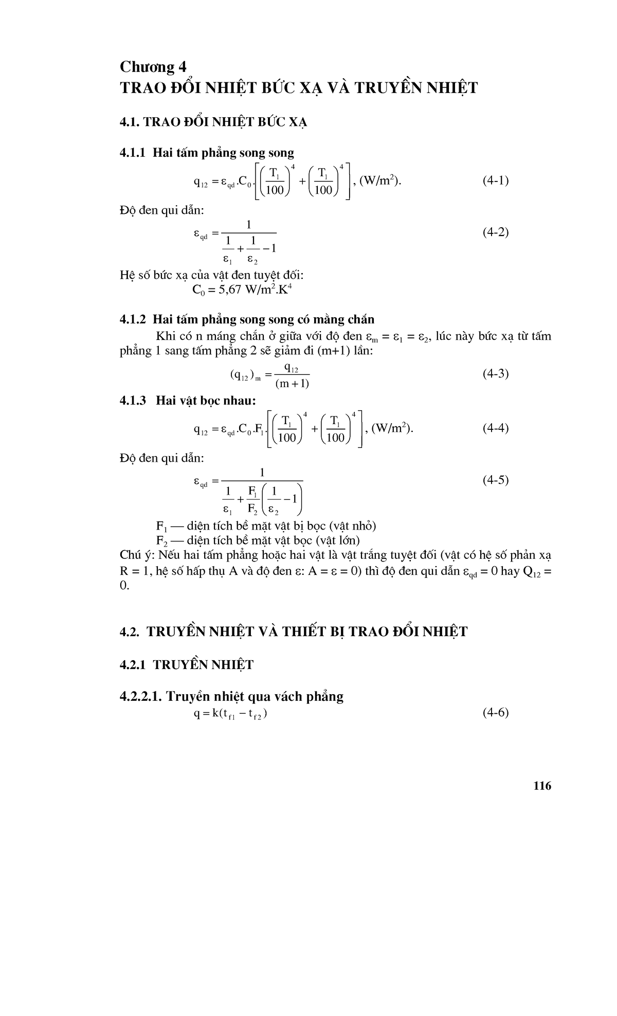 Tailieuxanh tdn buc xa va truyen nhiet 5615 - Ch− ̈ng 4 trao ÆÊi nhi÷t b ̄c xπ vμ truy“n nhi÷t 4 ...