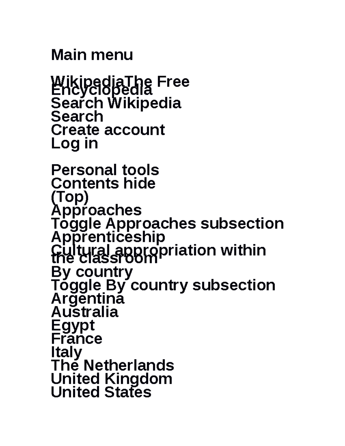 Art01 - art - Main menu WikipediaThe Free Encyclopedia Search Wikipedia ...