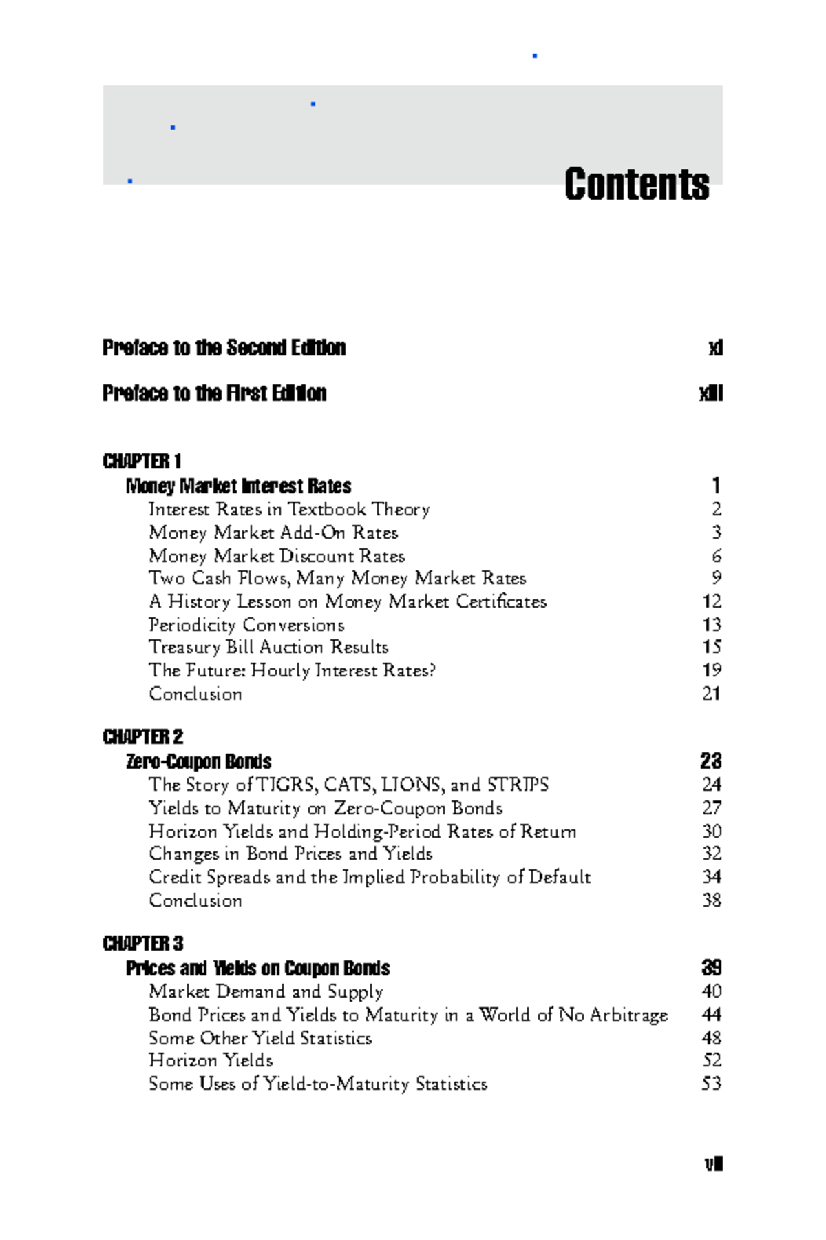 Bond Math 1 - 學習資源 - vii Preface to the Second Edition xi CHAPTER Preface to the First Edition ...