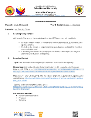 Diagnostic - Direction: Multiple Choice. Read and understand the ...