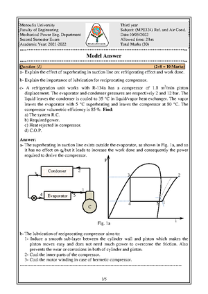 Chapter (9)- Refrigerants - Chapter (9) REFRIGERANTS 9. 1 Introduction ...