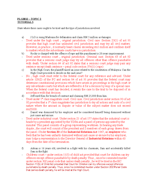 Tutorial 7 UFL1612 2220 - UFL1612: Family Law Ms. Julia Farhana binti ...