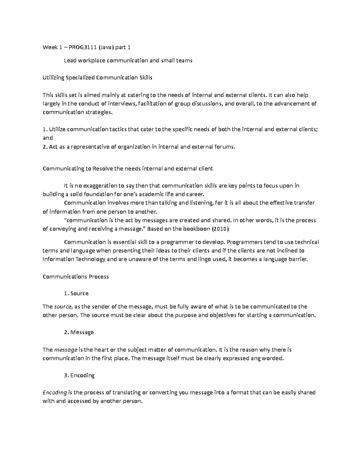 Week 1 - Studying Java can be an immensely rewarding endeavor, opening doors to a world - Week 1 ...