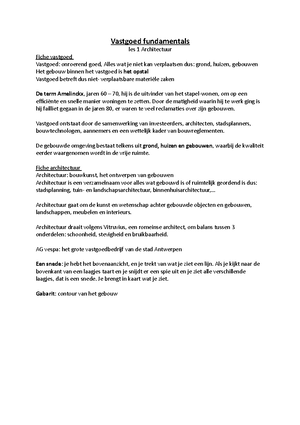 Voorbeeld compromis - vastgoed fundamentals - Thomas More - Studocu