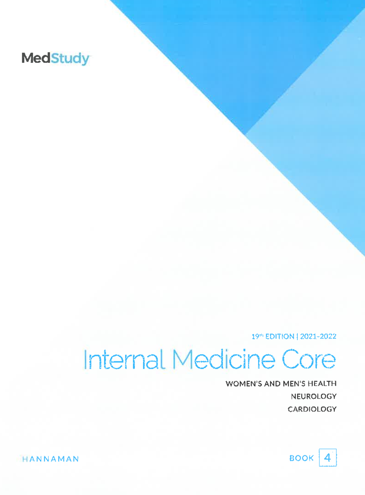 Medstudyy 4 - book - Mbbsgeneralmedicine - Studocu