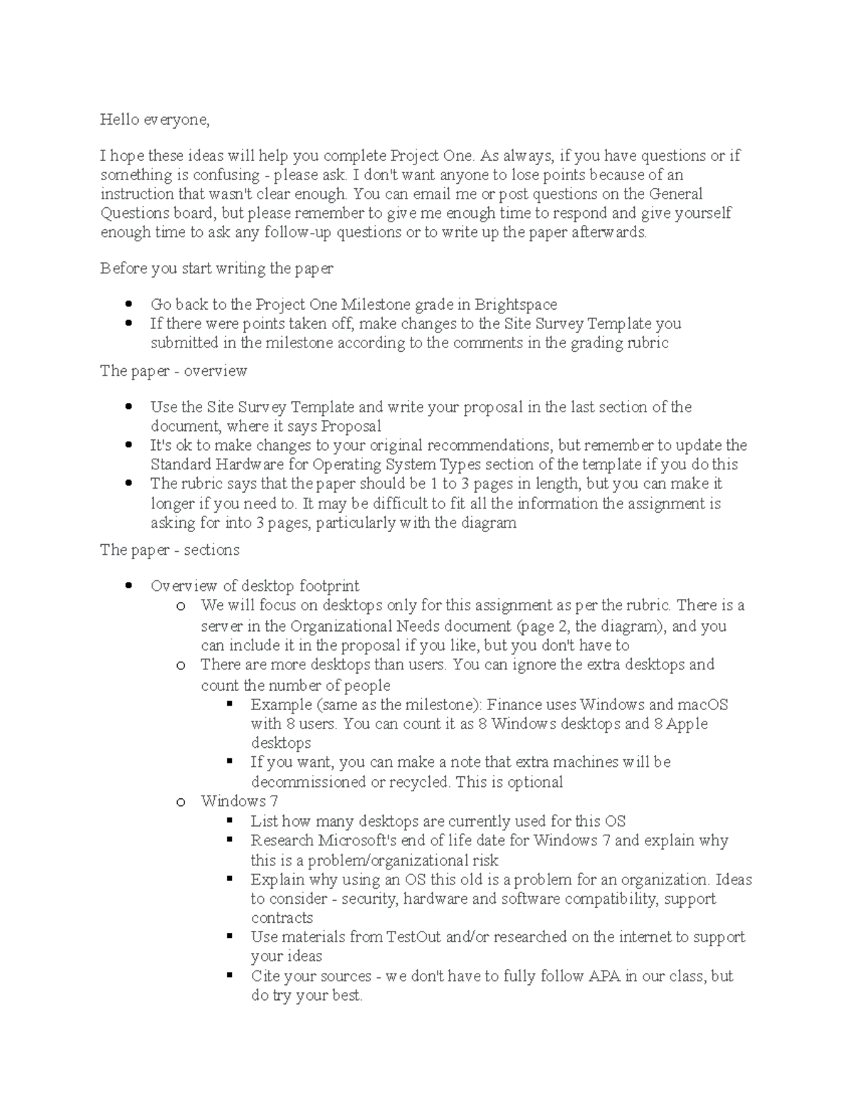 Project 1 help - IT 202 - Hello everyone, I hope these ideas will help ...