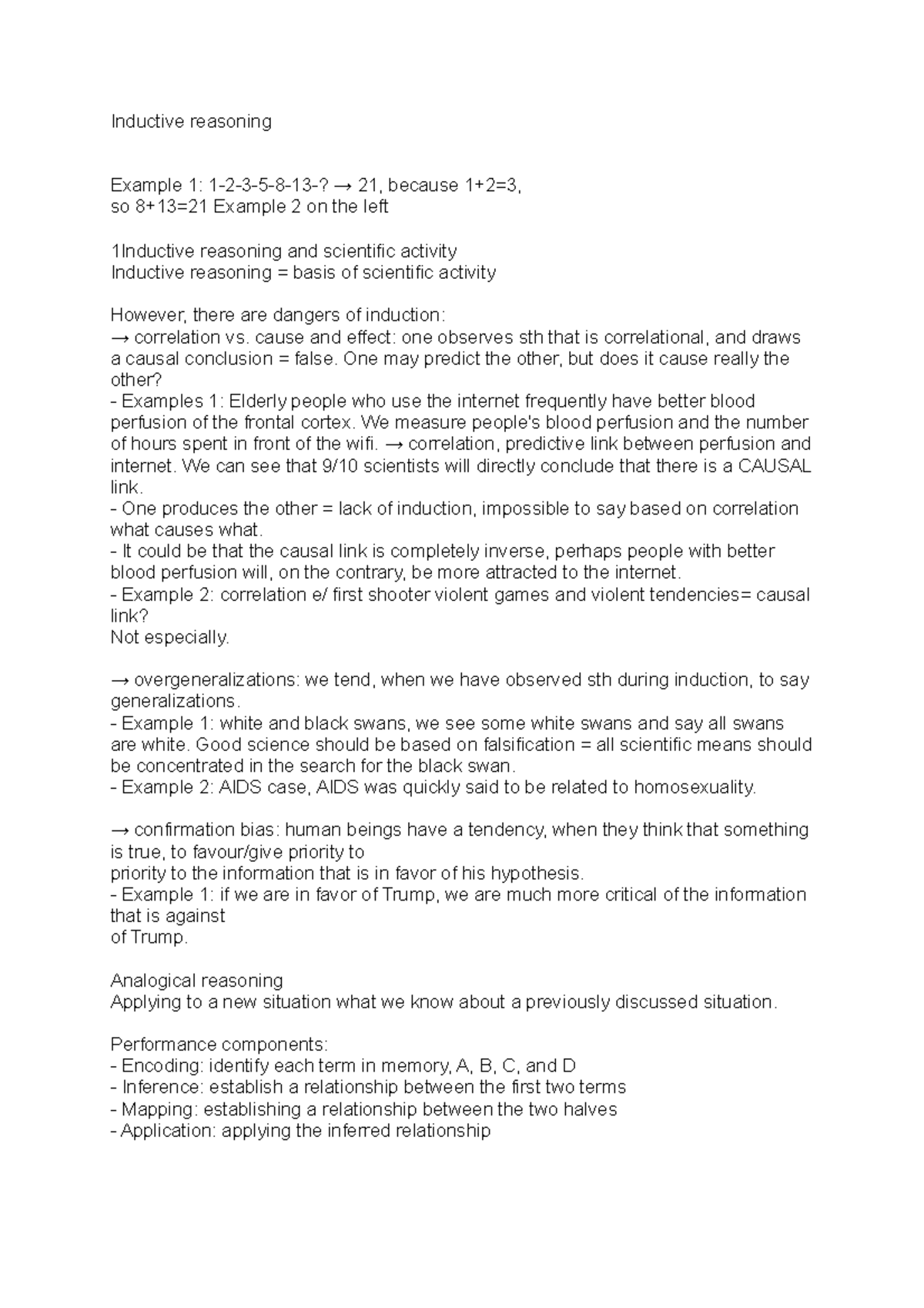 Inductive reasoning - Positive Psychology - Inductive reasoning Example ...