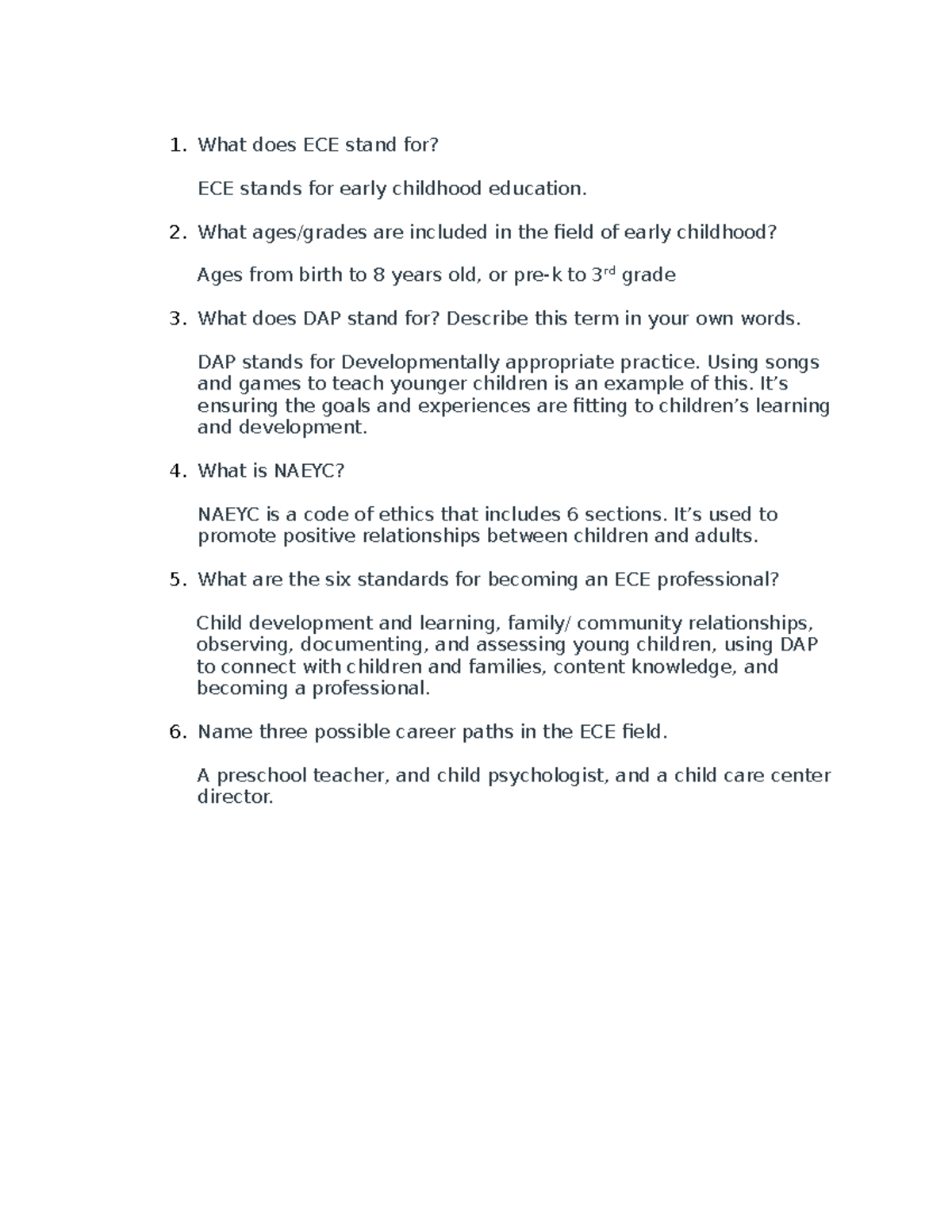 Ece ch 1 - Chapter 1 Notes Southall - What does ECE stand for? ECE ...