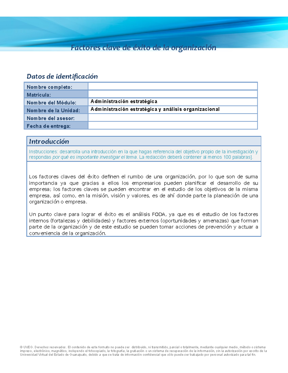 Factores clave éxito organización - Factores clave de éxito de la ... Factores clave éxito organización - Factores clave de éxito de la ...