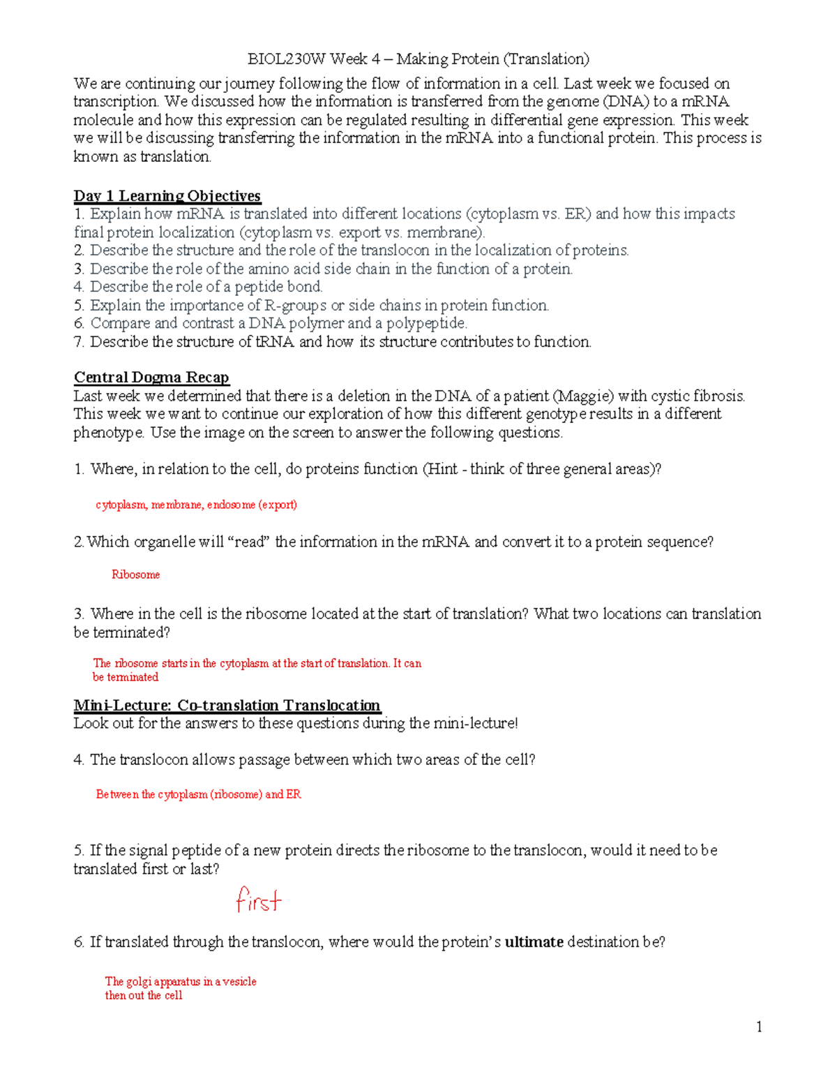 Week 4 - Weekly Lecture Note Slides - We are continuing our journey ...