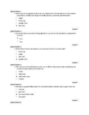 Data Analytics - MCQ - 4 - Multiple Choice Question Answers - Q U E S T ...