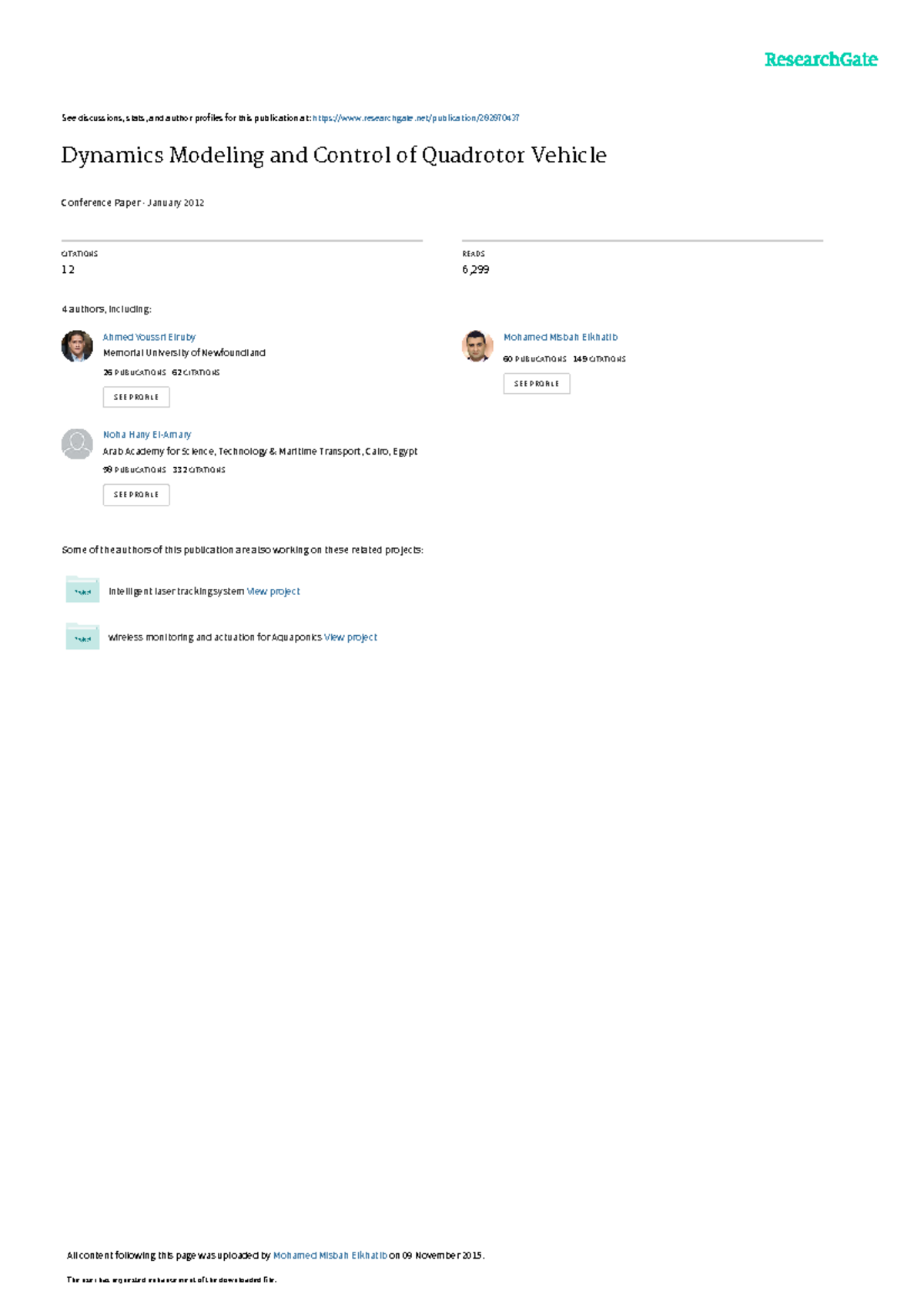 RC-5 - Sensor document - See discussions, stats, and author profiles ...