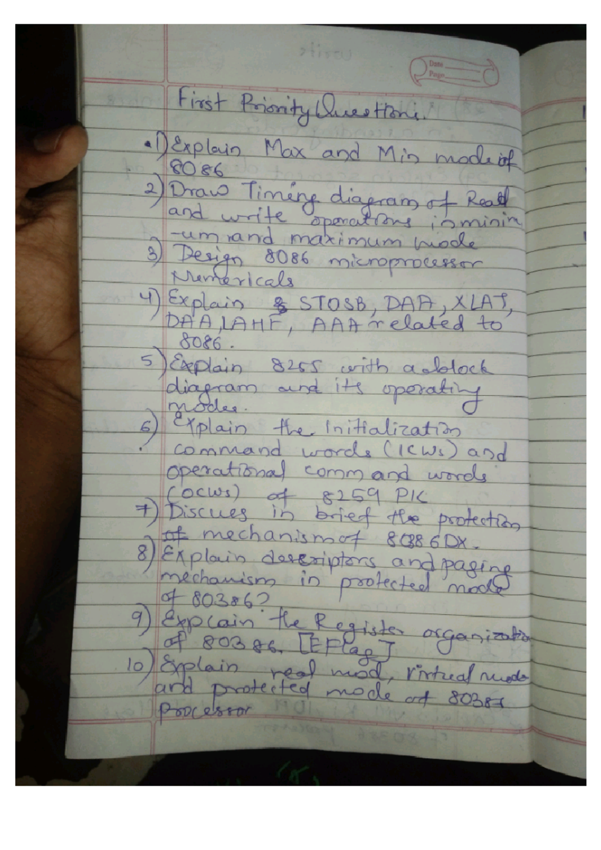 Mp most imp questions - Summary Computer Engineering - Studocu