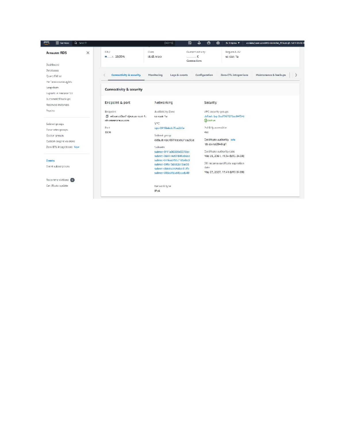 3-2 Activity RDS and Manipulating Data - IT 423 - Studocu