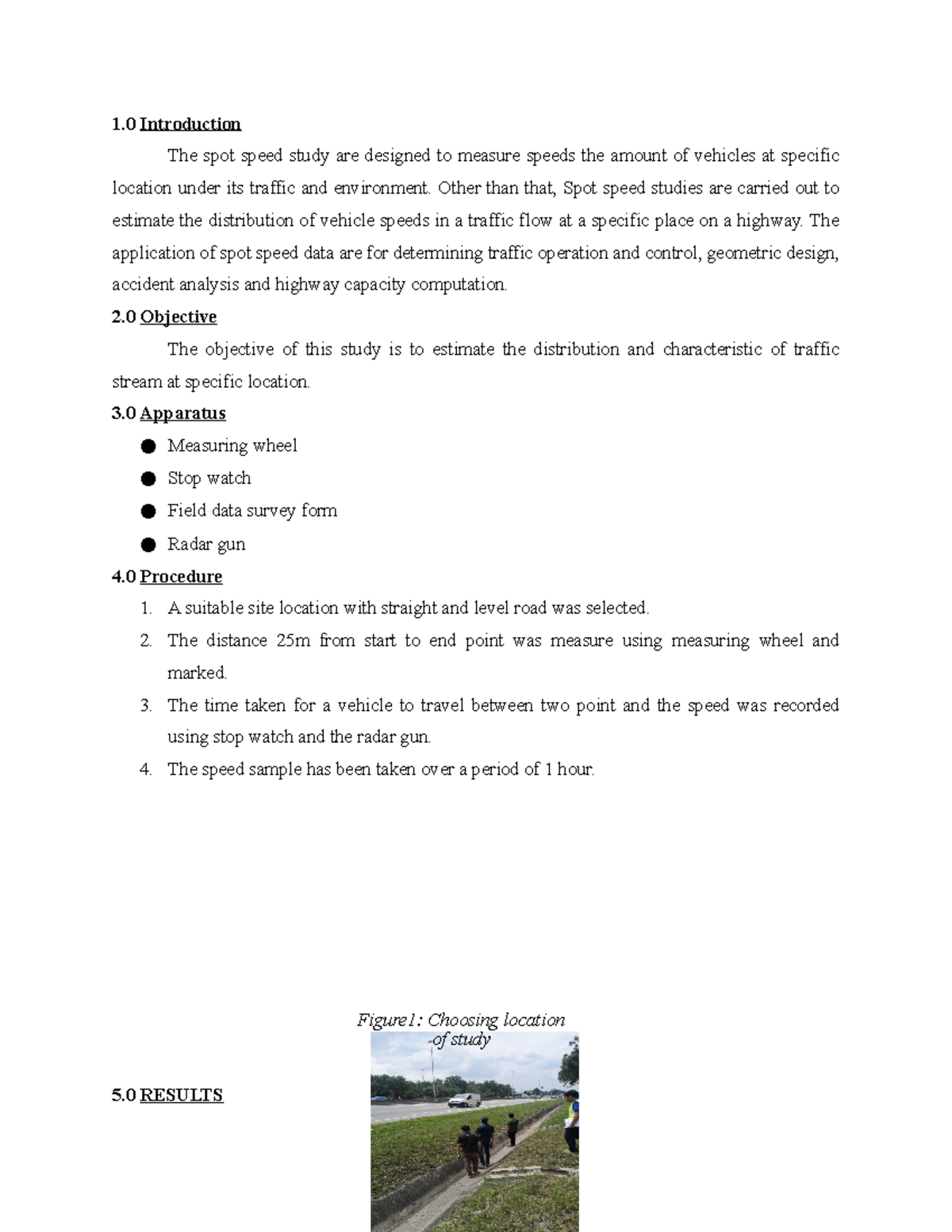 Exp 3.2 Compiled - higway engineering - 1 Introduction The spot speed ...