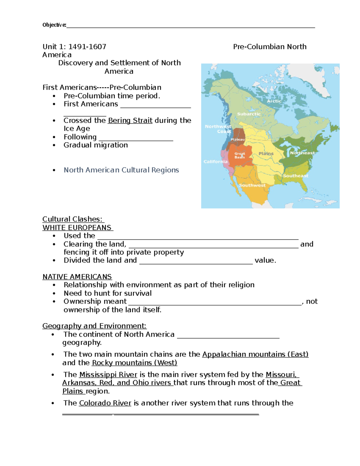 Pre-Columbian Era Notes - Unit 1: 1491-1607 Pre-Columbian North America ...