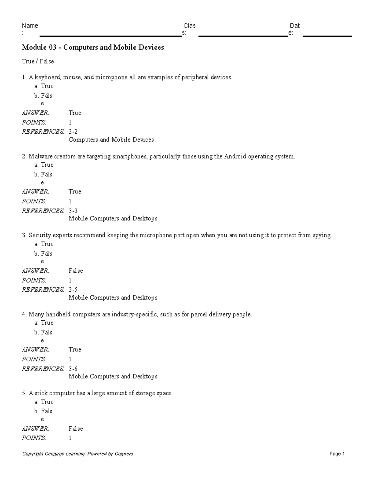 Module 03 Computers and Mobile Devices - : s: e: Module 03 - Computers ...