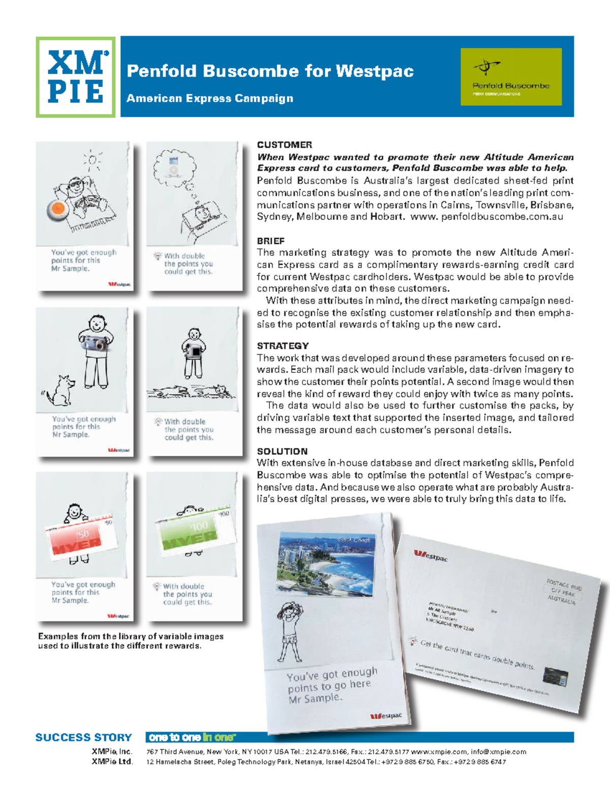 Pen B Am Ex XMPie Case 10 30 - Penfold Buscombe for Westpac American ...