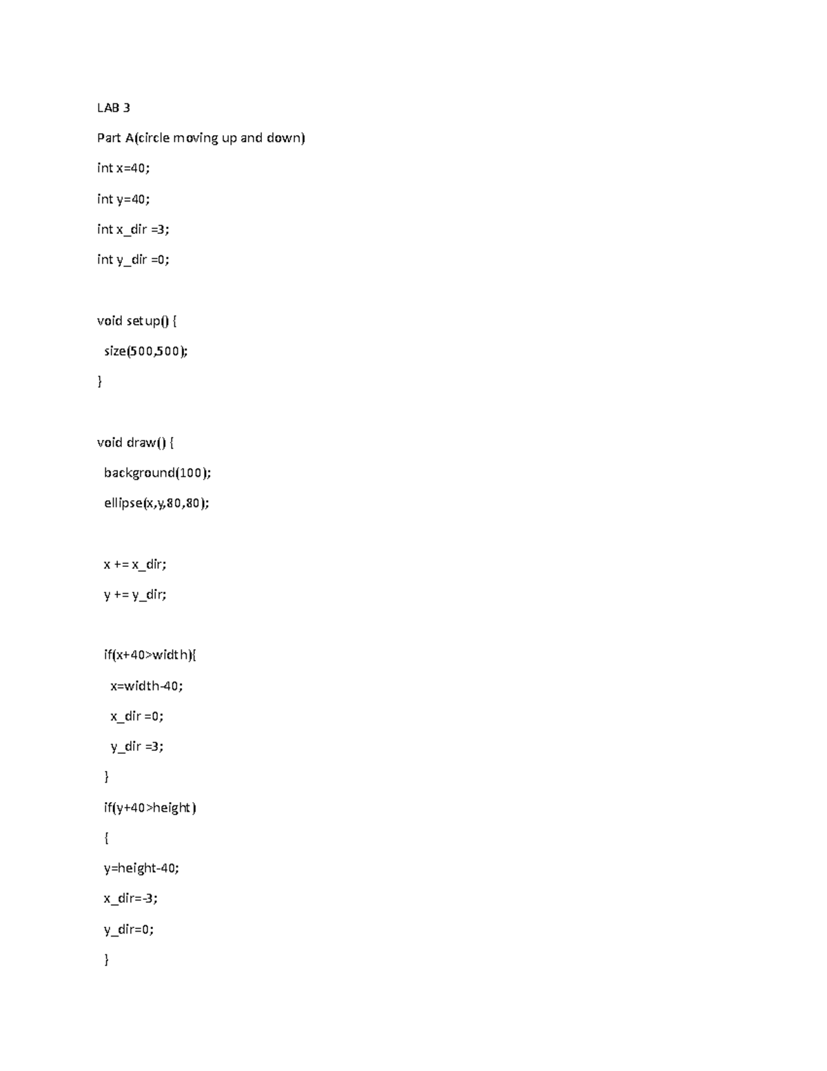 LAB 3 - The solution to a mandatory assignment(coding) - LAB 3 Part A ...
