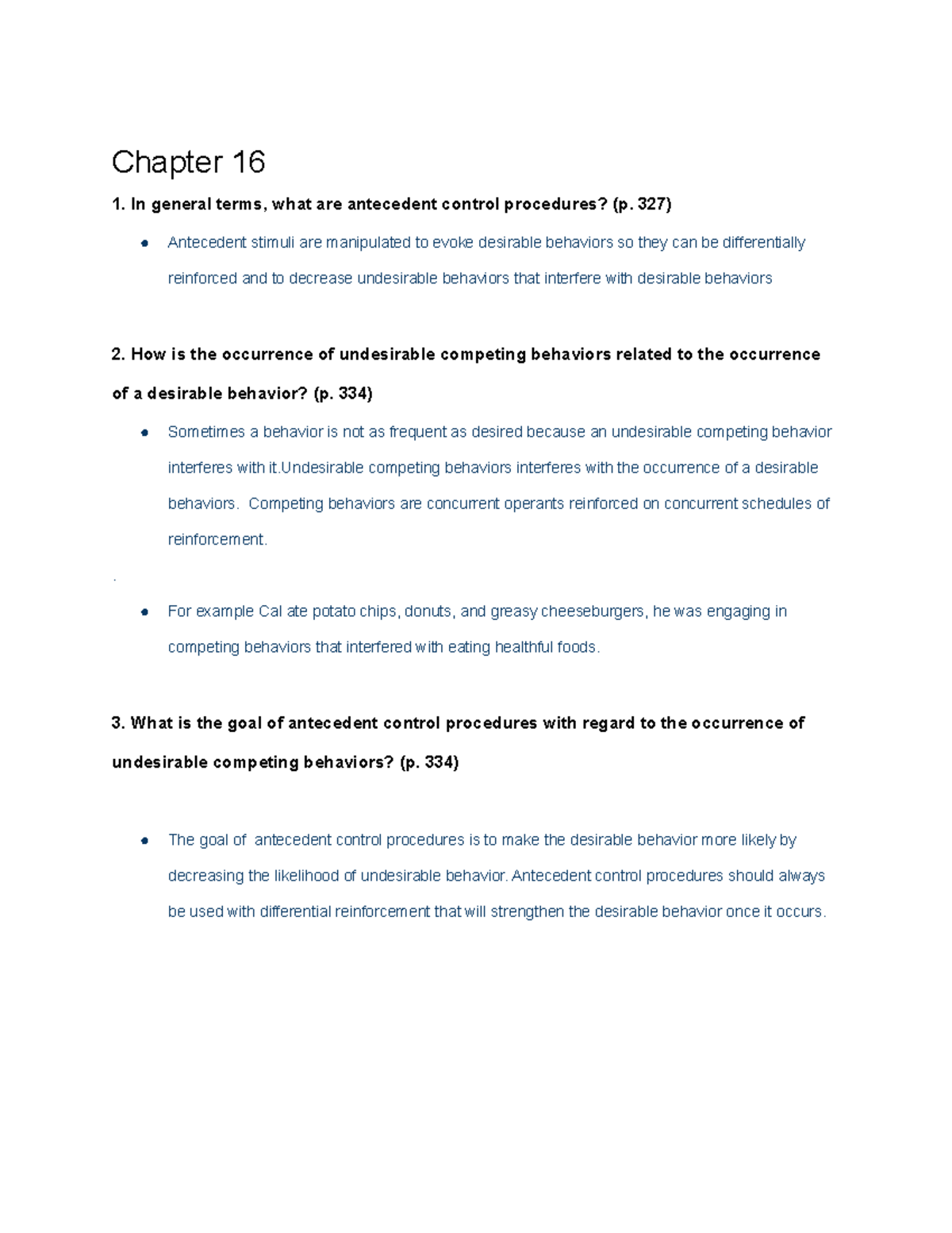 Chapter 16 practice test - Chapter 16 1. In general terms, what are ...