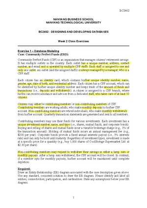 BC2402 Course Content - Practical - BC2402 - NTU - Studocu