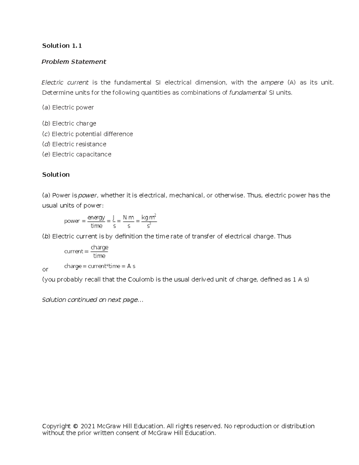 Chapter 1 Practice Problems with solutions - Solution 1. Problem ...