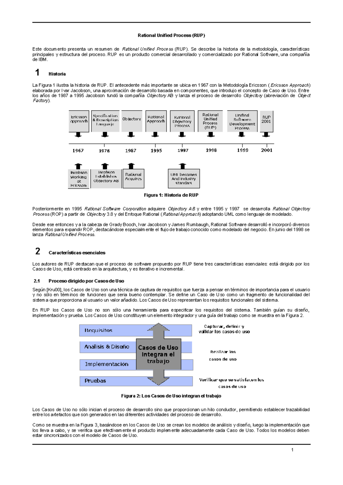 UDC 1 S 3 Introduccion a RUP - Rational Unified Process (RUP) Este ...