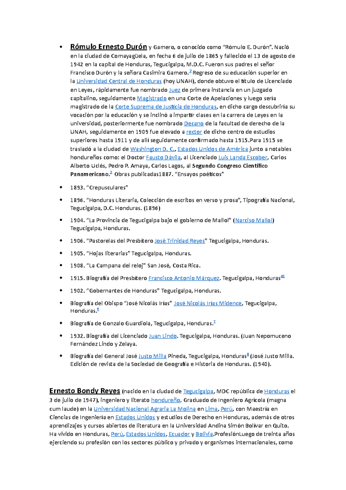 Rómulo Ernesto Durón y Gamero - Rómulo Ernesto Durón y Gamero, o ...