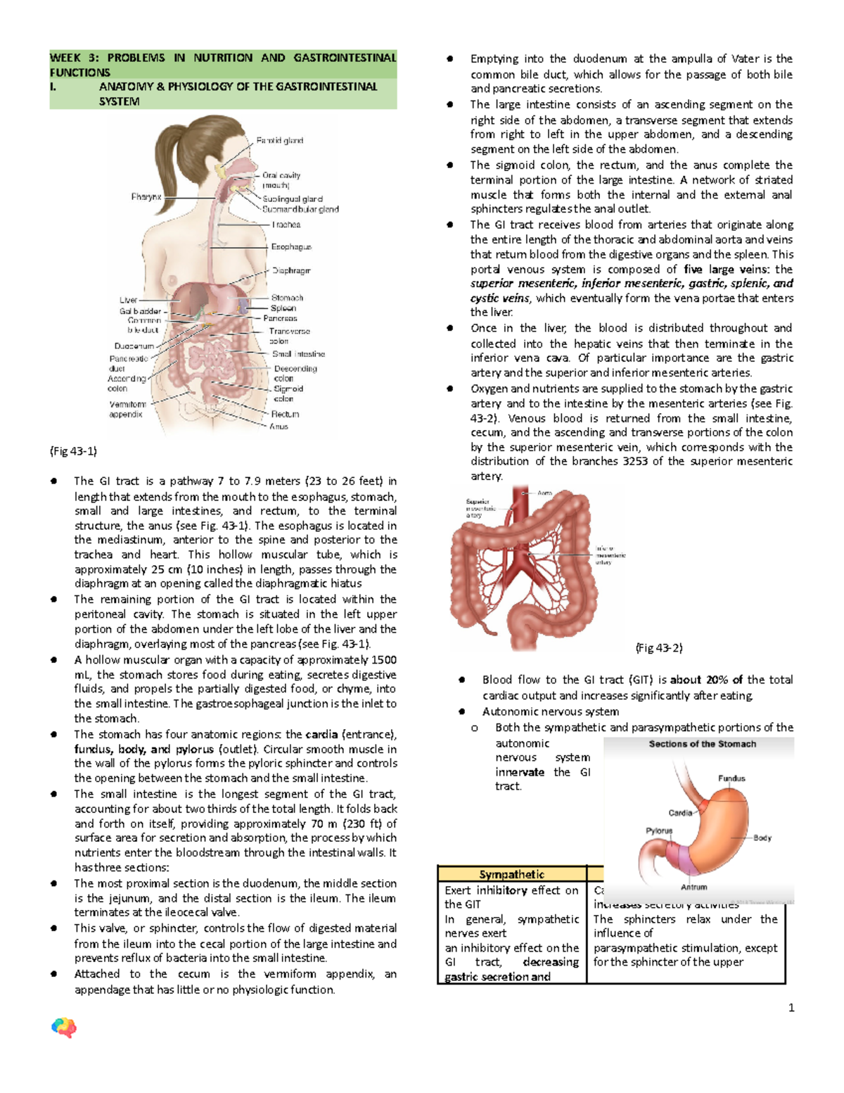 Care of Clients with Problems - WEEK 3: PROBLEMS IN NUTRITION AND ...