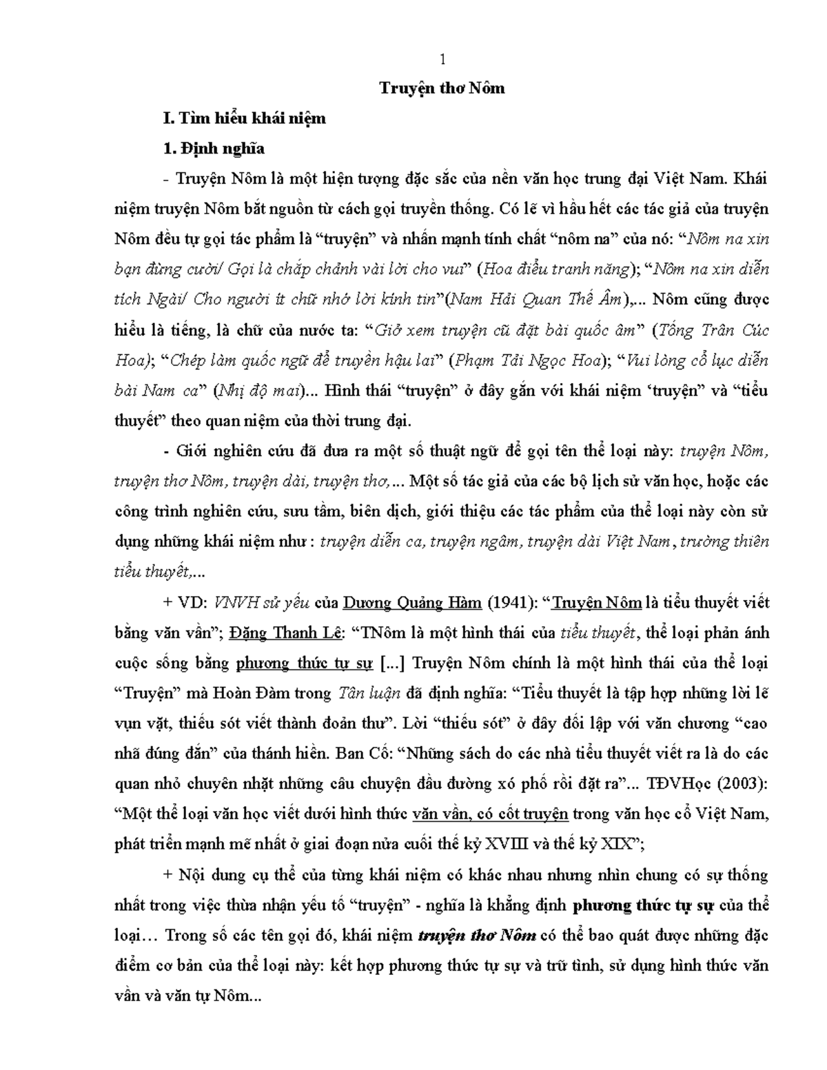 716735810 BA I GIA NG Truye N THO NO M - Truyện thơ Nôm I. Tìm hiểu ...