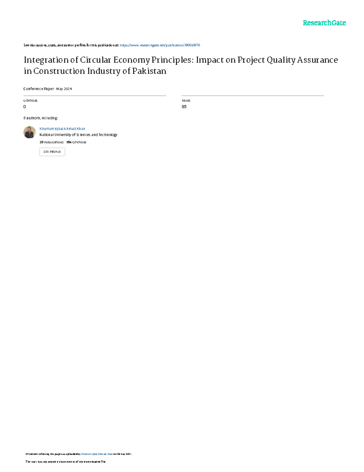 Integration of CE Principles - ####### See discussions, stats, and ...