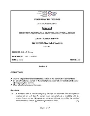 Practical 1 Memo - descriptive - Practical 1_Memo Range = 34 – 10 = 24 K = 1 +3(40) = 6 ≈ 7 a, b ...