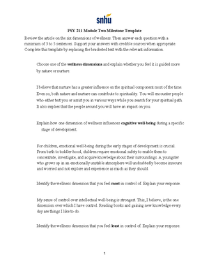 SNHU 107 Module Two Activity Templates - SNHU 107 Module Two Activity ...