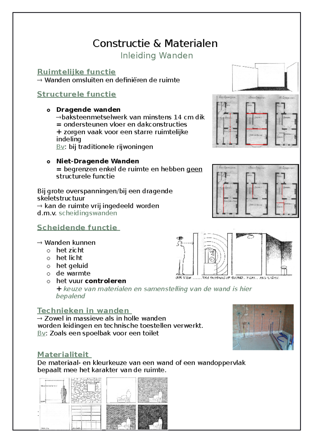 Constructie & Materialen 2 Samenvatting - Constructie & Materialen ...