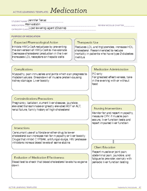 Medication Potassium Chloride - ACTIVE LEARNING TEMPLATES THERAPEUTIC ...
