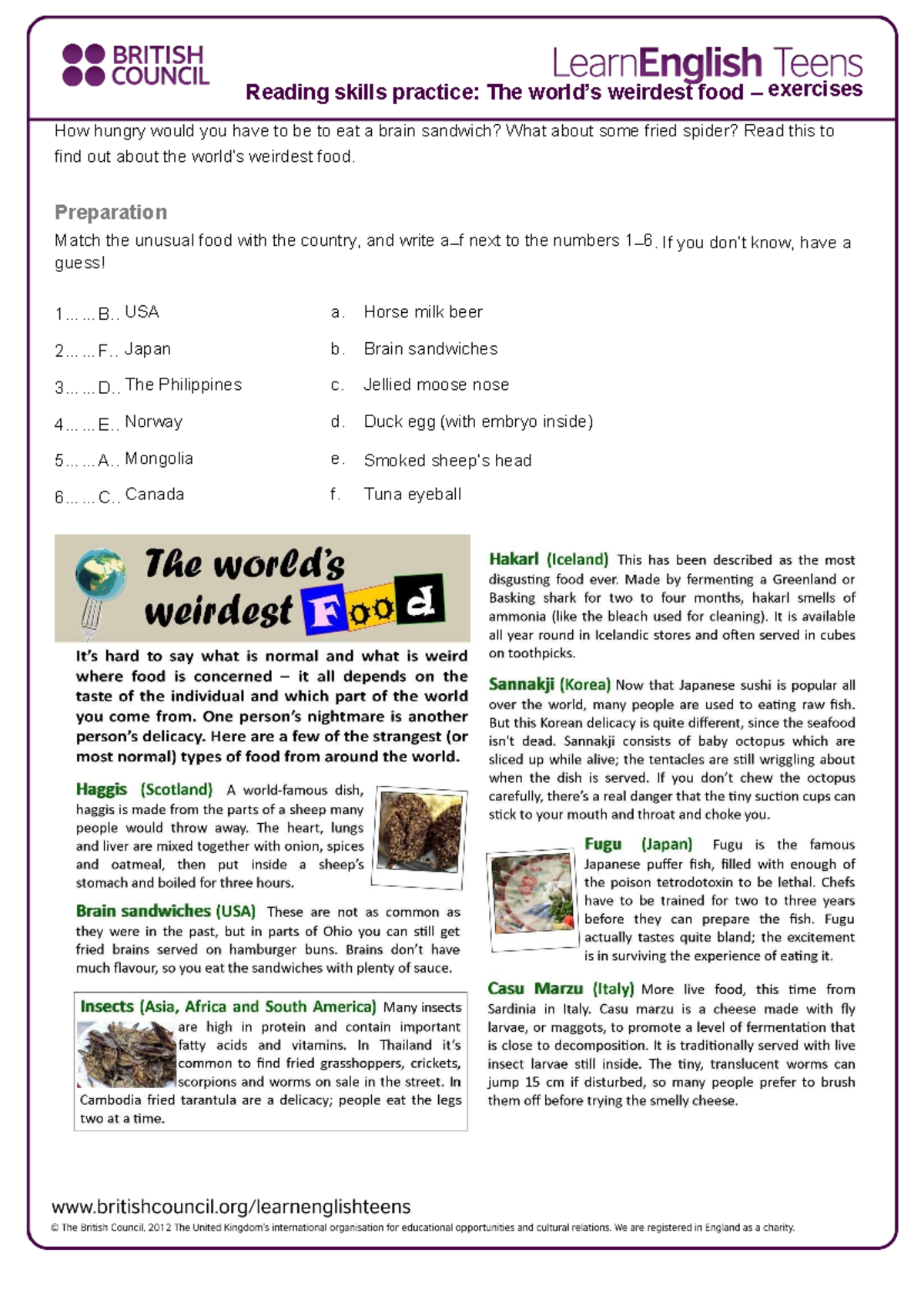 0c0925d4 be5e 488b a47e 711e8dc95700 - Reading skills practice: The ...