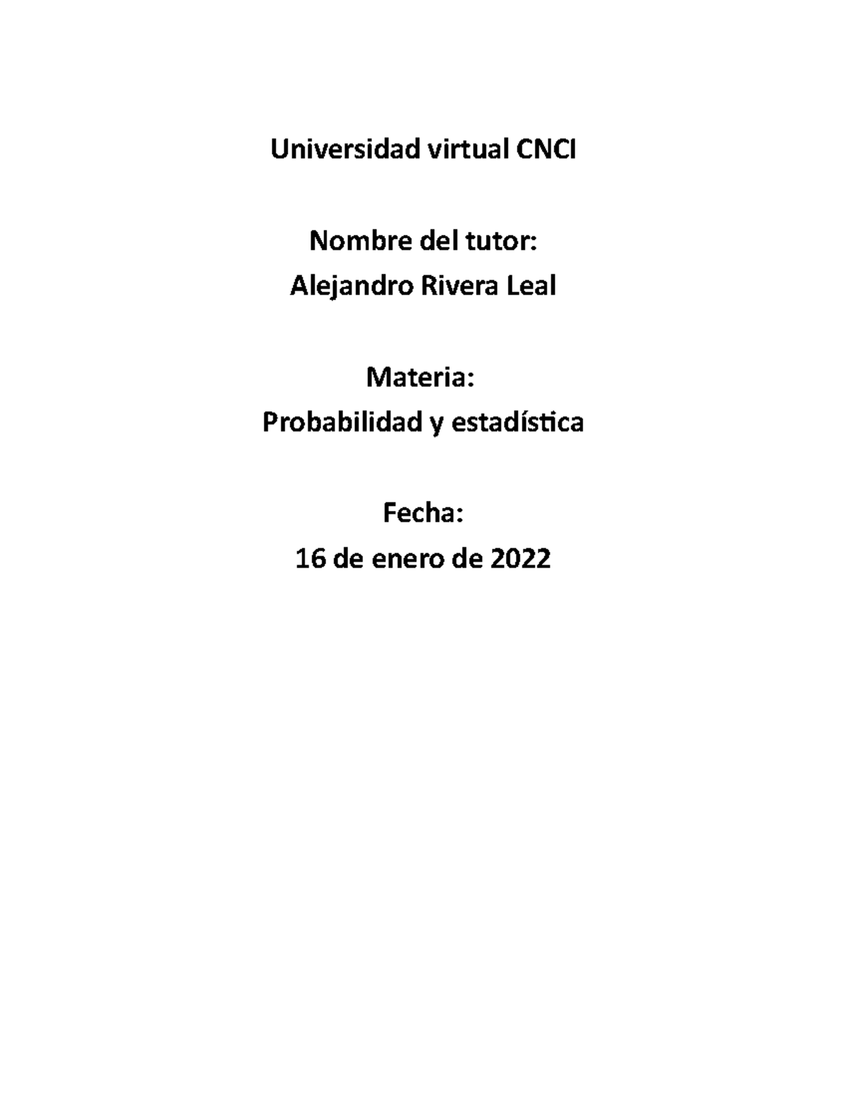 Probabilidad Y Estadísticas. Actividad 2. Presentación power point ...