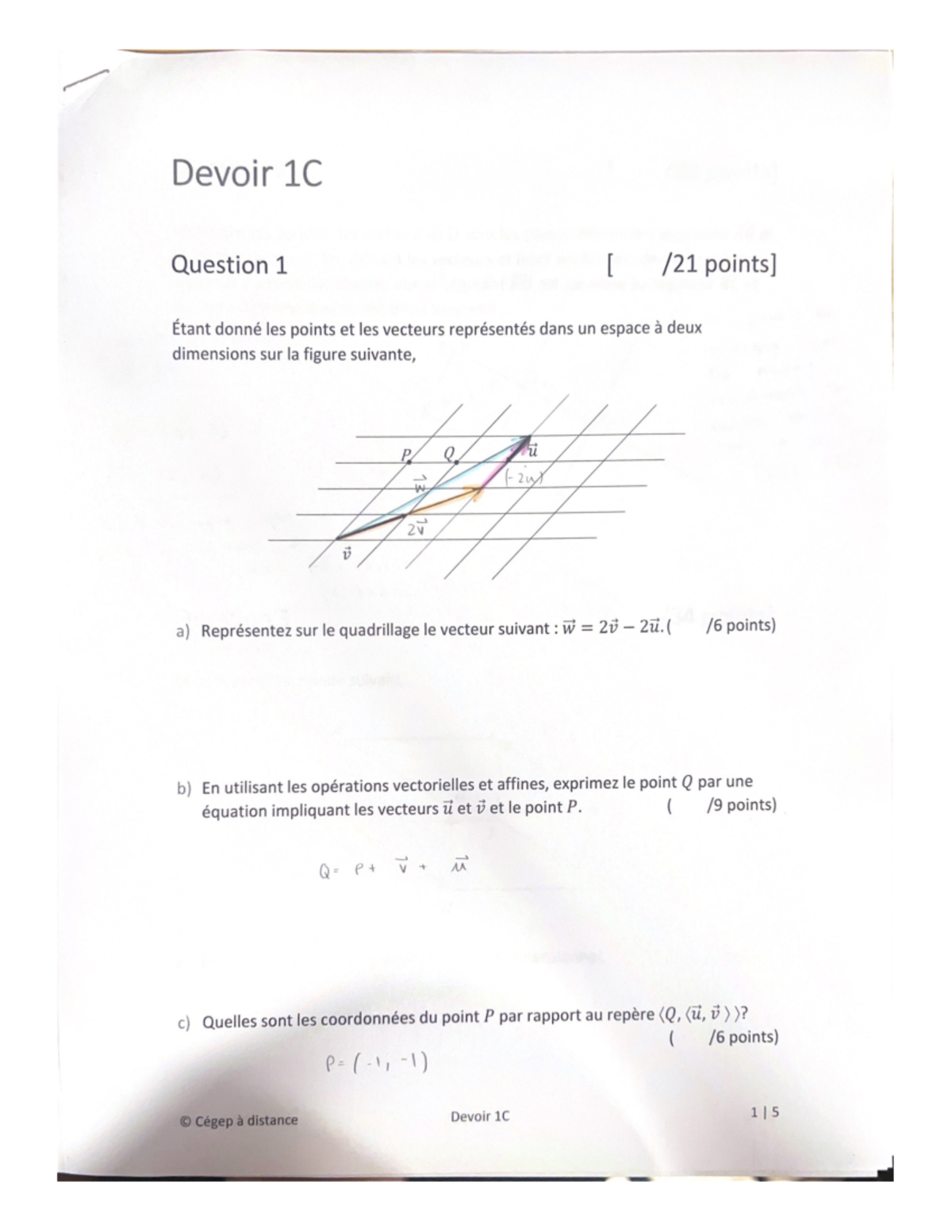 Devoir 1C - Studocu